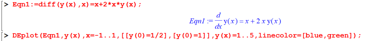 Lesson 7 Differential Equations | Maple